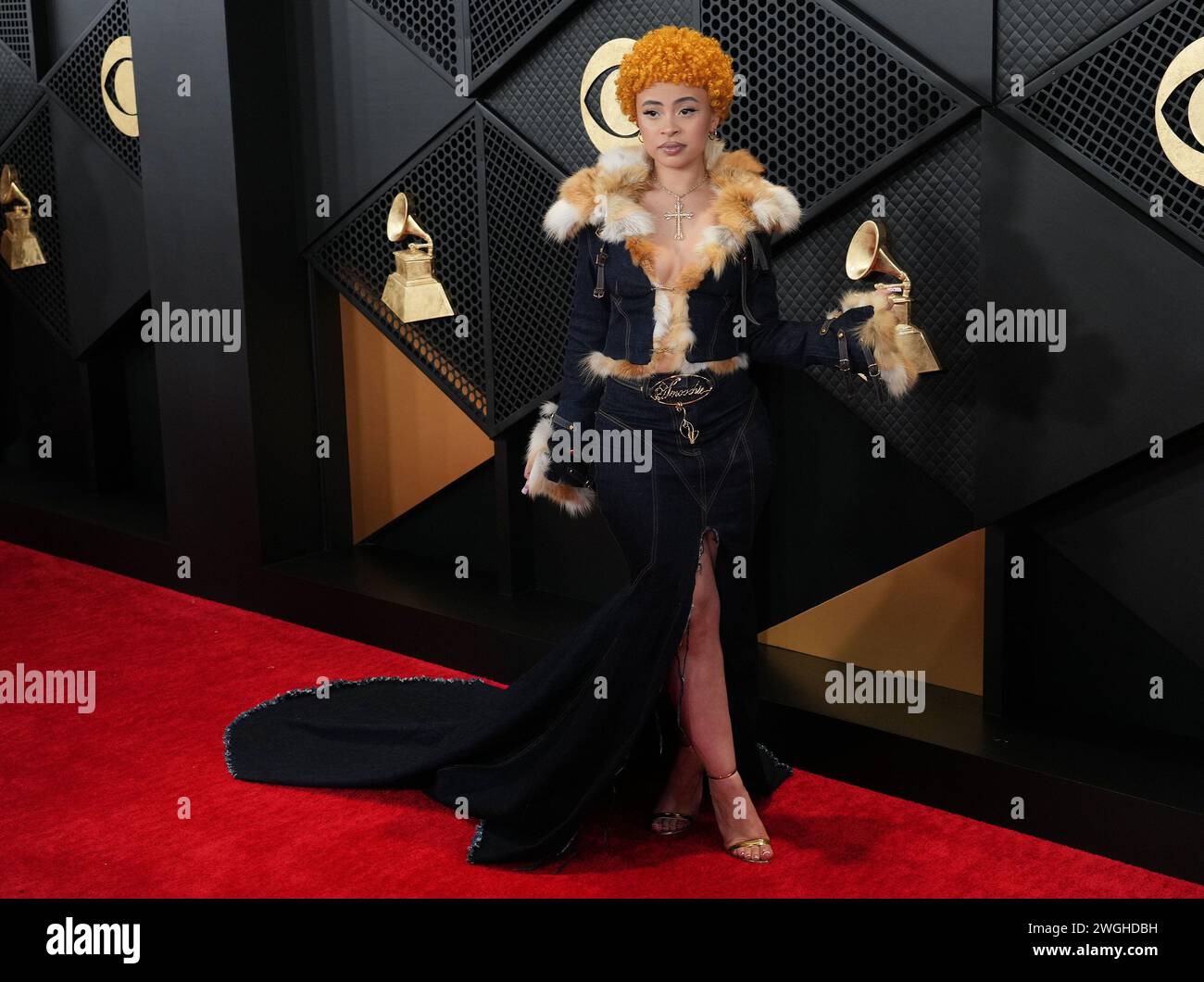 Los Angeles, USA. 04th Feb, 2024. Ice Spice arrives at the 66th Annual ...