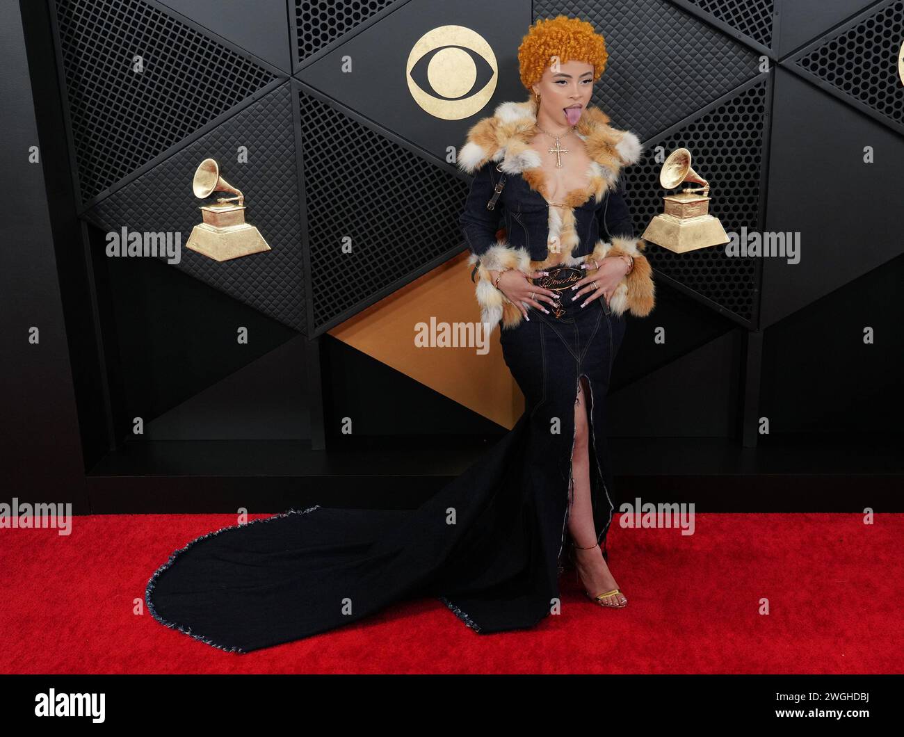 Los Angeles, USA. 04th Feb, 2024. Ice Spice arrives at the 66th Annual ...