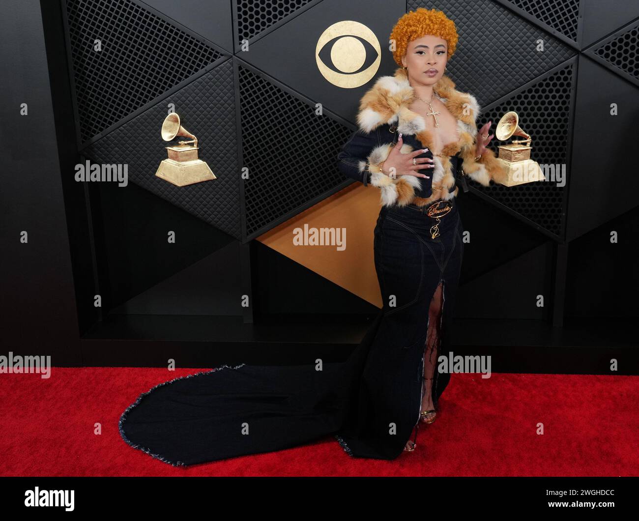 Los Angeles, USA. 04th Feb, 2024. Ice Spice arrives at the 66th Annual ...