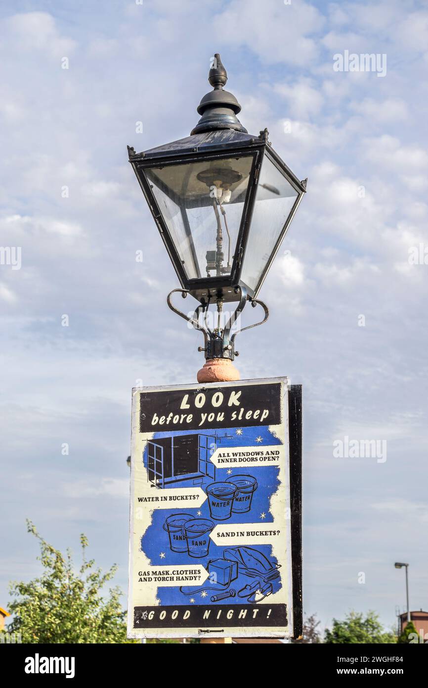 1940s poster at wartime event, UK Stock Photo - Alamy