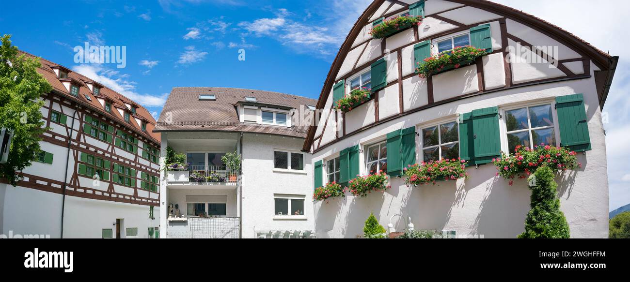 classic German half-timbered houses Stock Photo - Alamy
