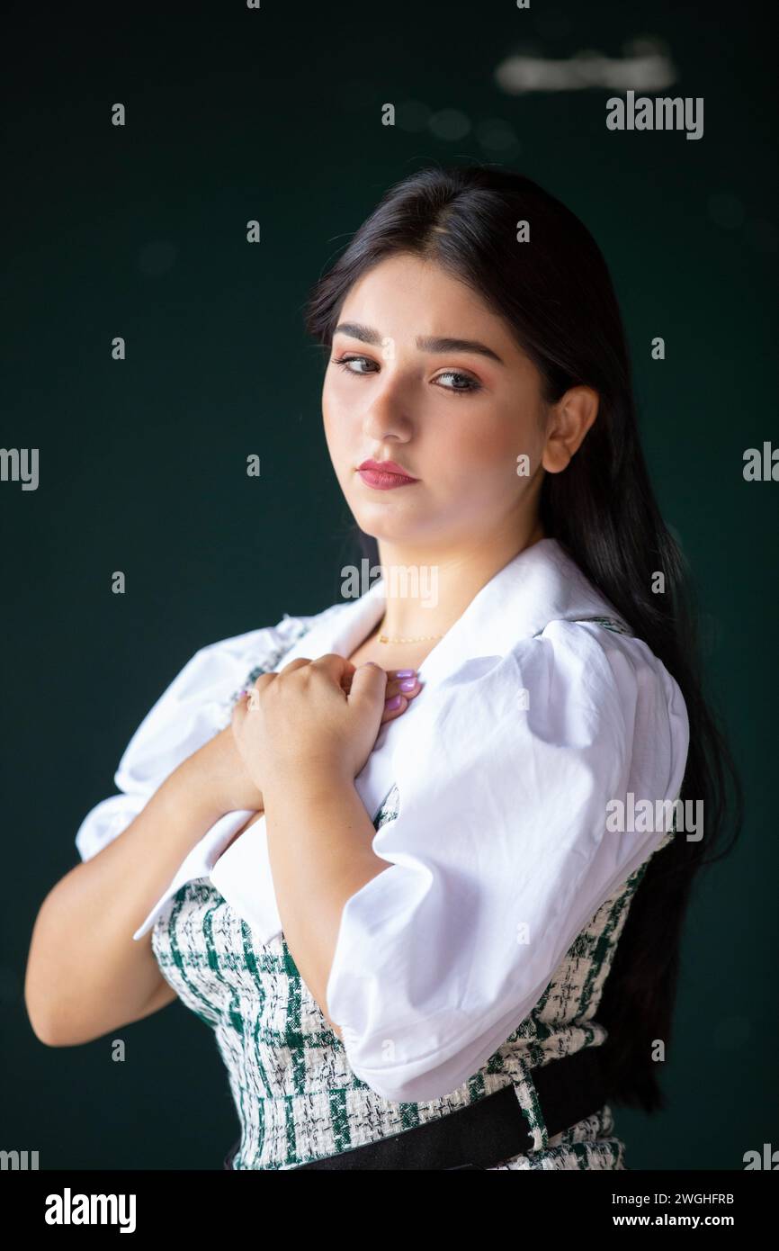 Black woman hands over heart hi-res stock photography and images - Alamy