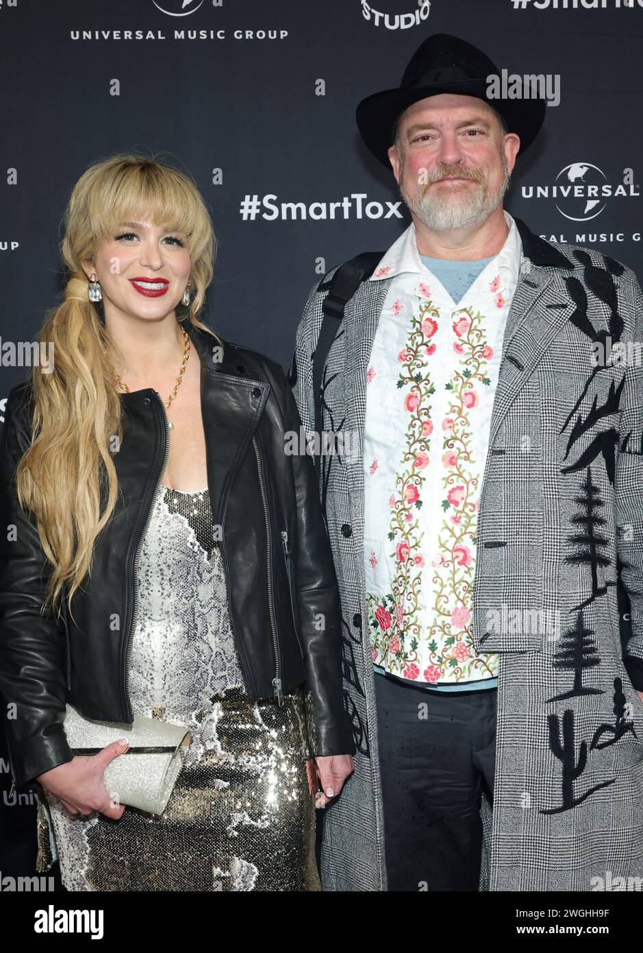 Los Angeles, Ca. 04th Feb, 2024. Ana Cristina Cash, John Carter Cash at ...