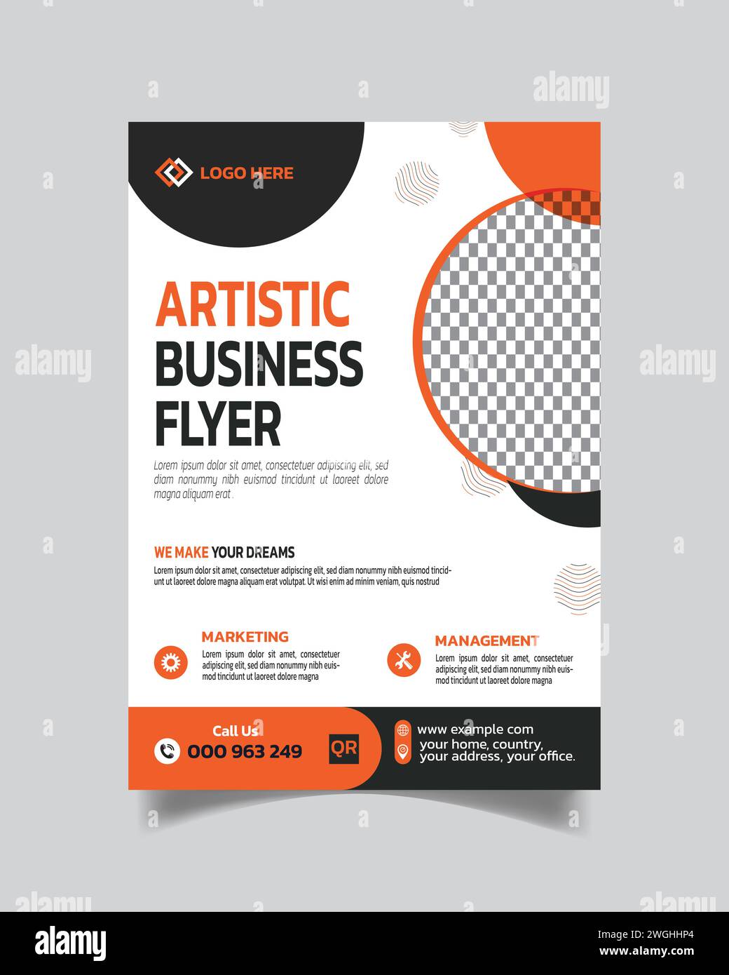Mindful Unique Business Flyer and Catchy Business Leaflet Artistic ...