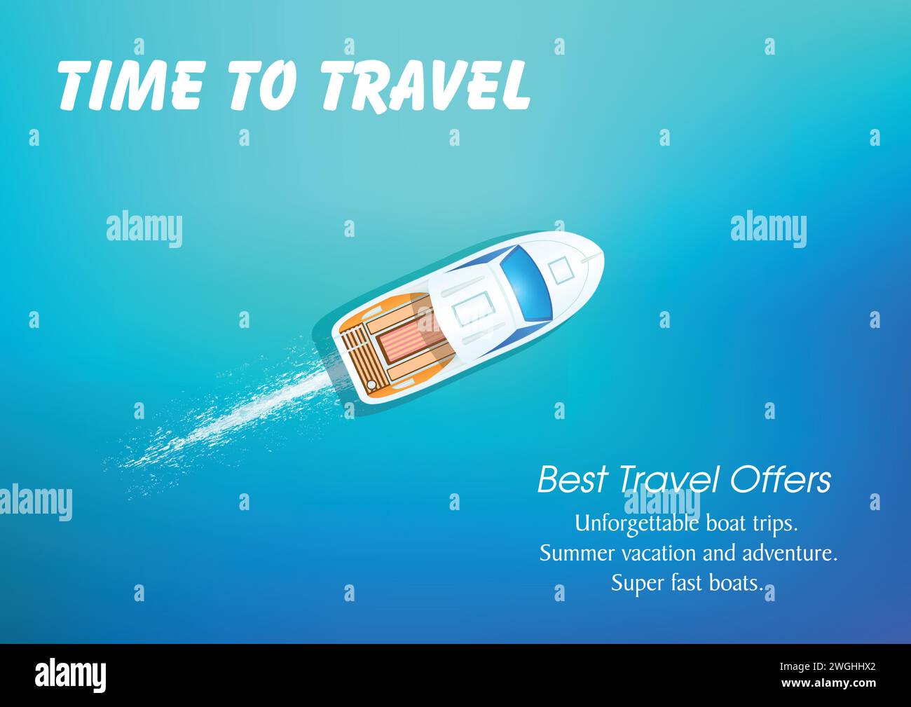 Powerboat racing Stock Vector Images - Alamy