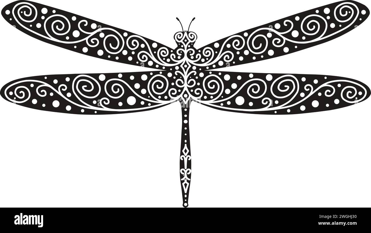 Dragonfly wings vector vectors Cut Out Stock Images & Pictures - Alamy