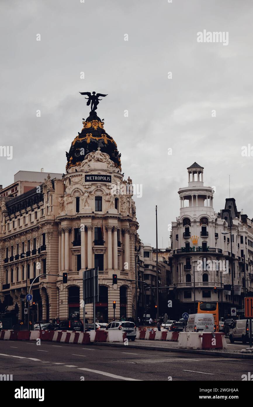 Madrid city iconic buildings hi-res stock photography and images - Alamy