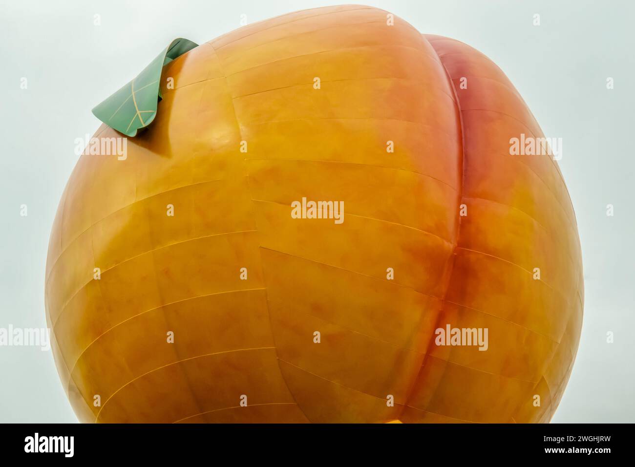 Gaffney, SC, US-November 3, 2023: The Peachoid is an iconic water tower ...