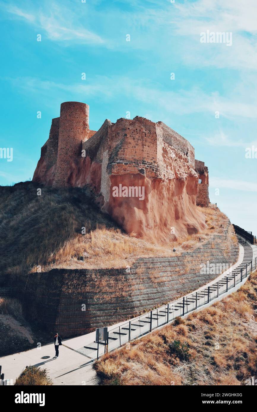 old castle of the town of Arnedo in La Rioja, Spain on October 20, 2021 ...