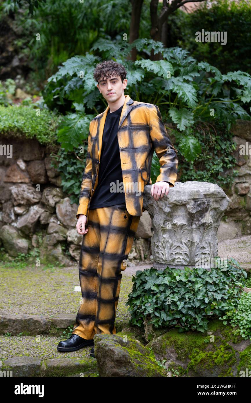 Rome, Italy, February 5, 2024 - Michele Bravi attends at the photocall ...