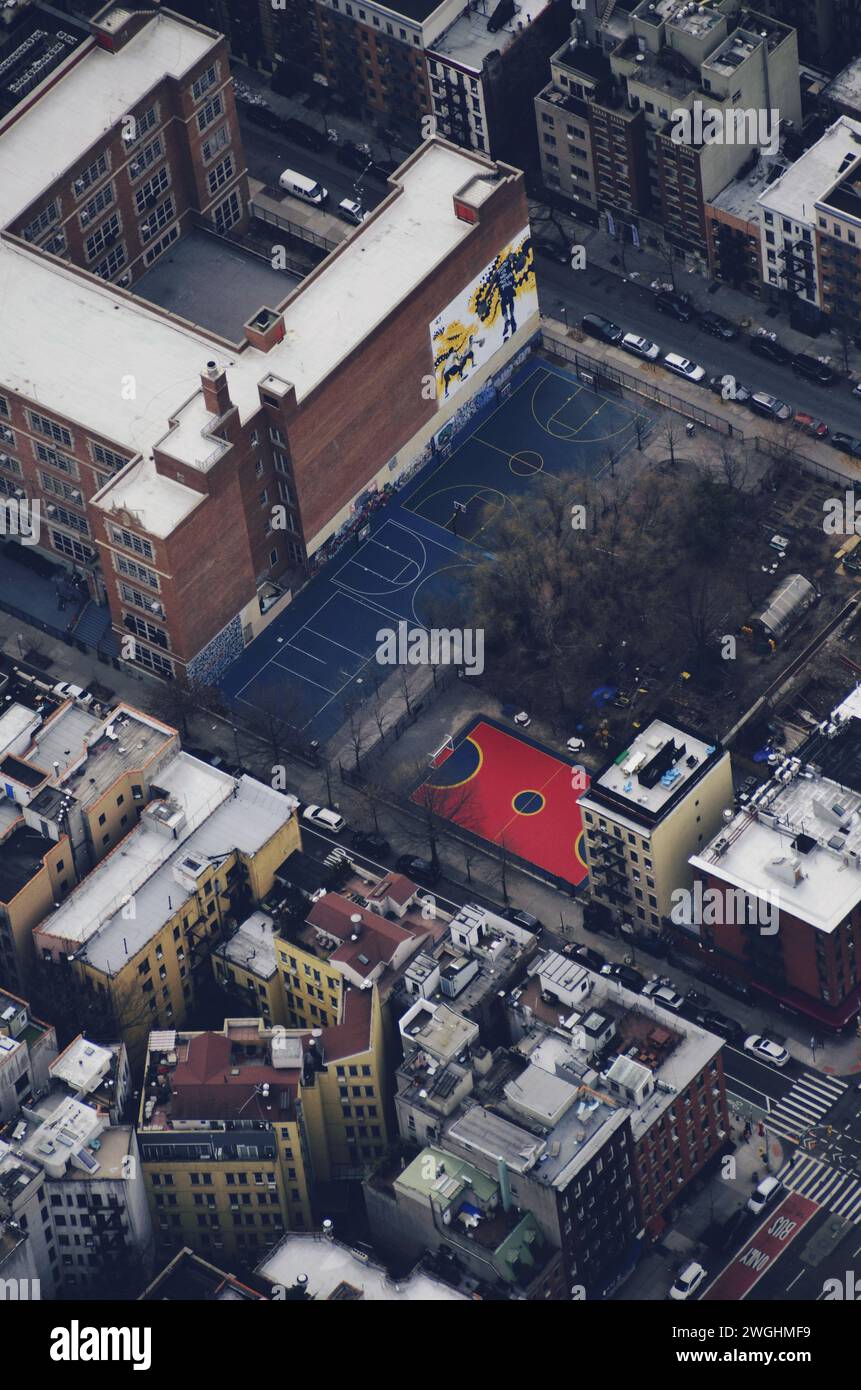Manhattan basketball court hi-res stock photography and images - Alamy