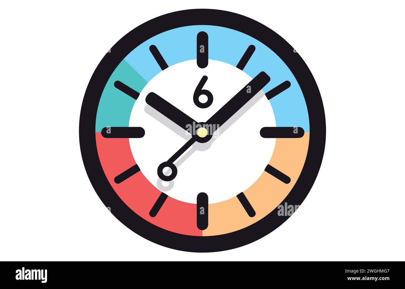 Clock view Stock Vector Images - Alamy