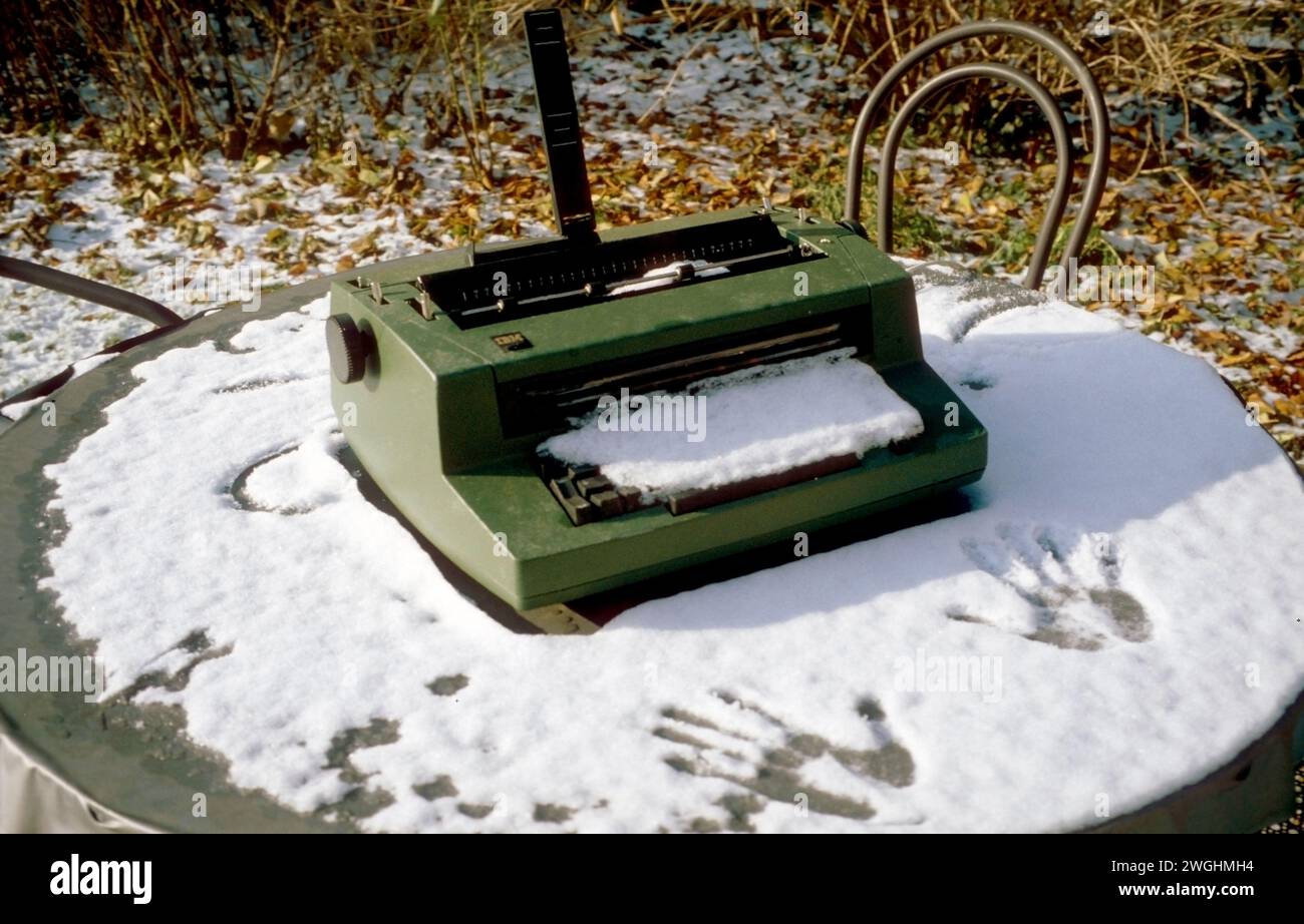 a decommissioned IBM Selectric II Corrective ball-head typewriter ...