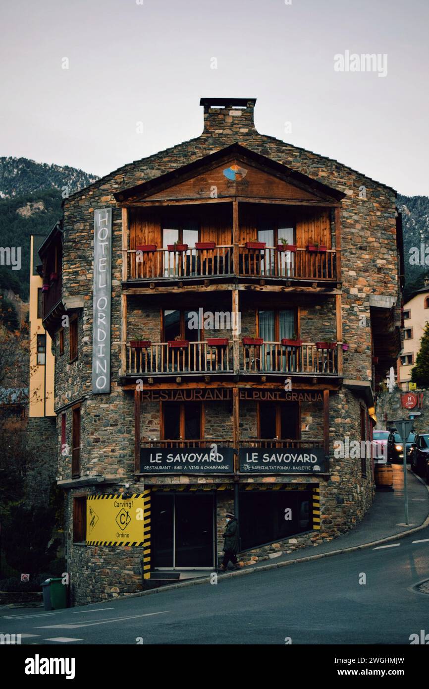 town of Ordino in Andorra, on November 18, 2021 Stock Photo - Alamy
