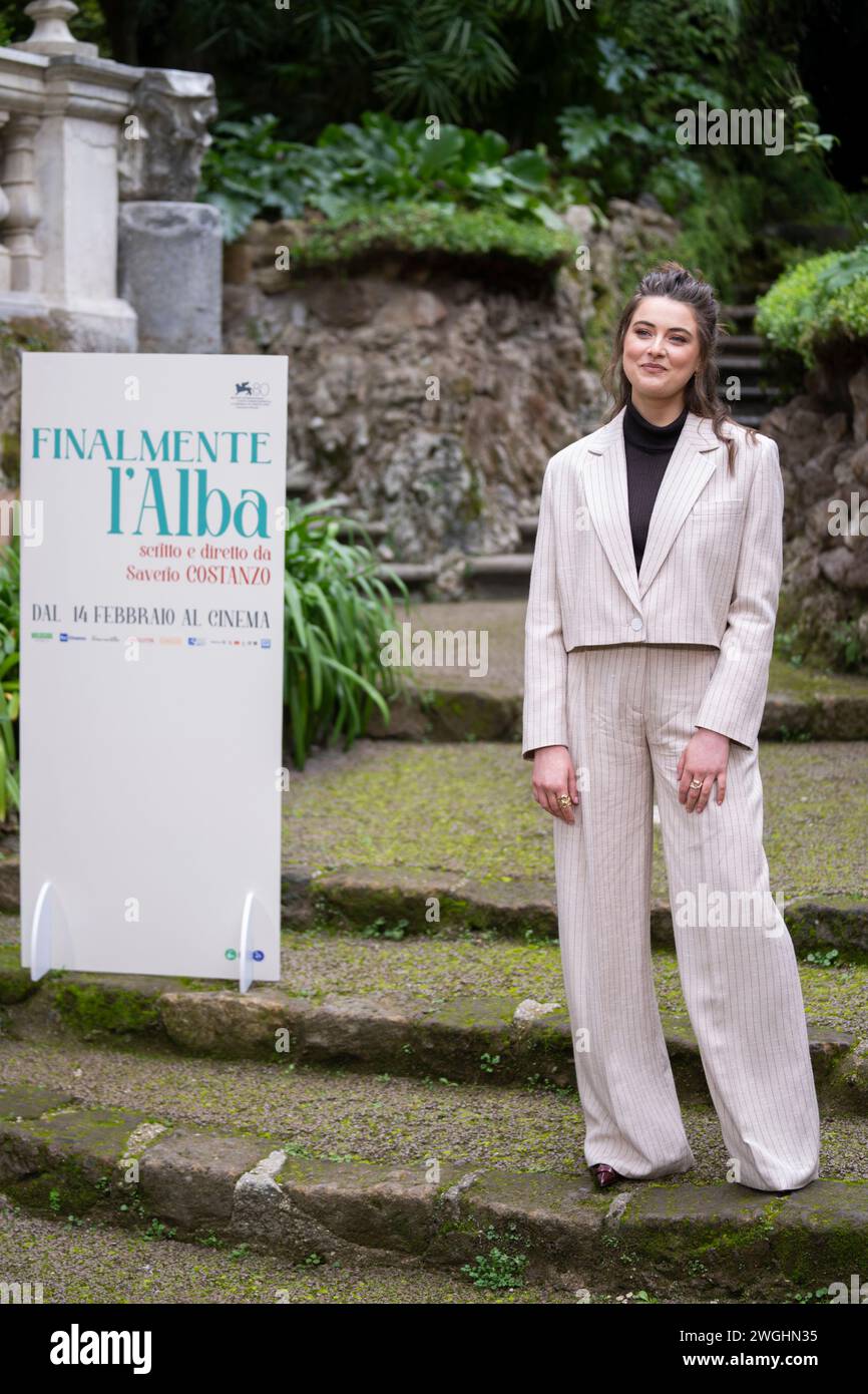 Rome, Italy, February 5, 2024 - Sofia Panizzi attends at the photocall for the movie "Finalmente ...