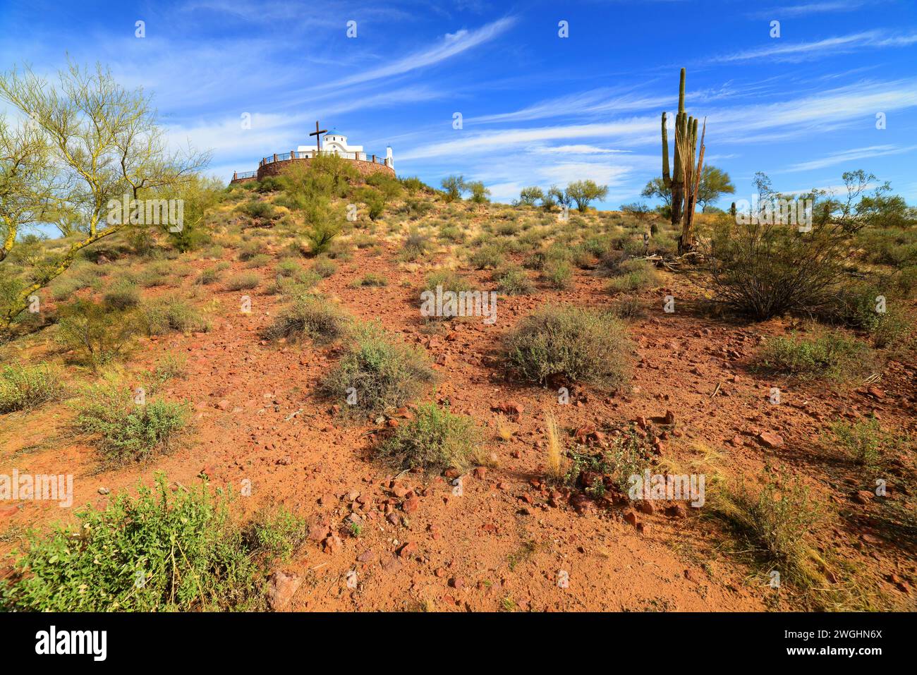 Greek orthodox chapel at St. Anthony's monastery in Arizona Stock Photo ...