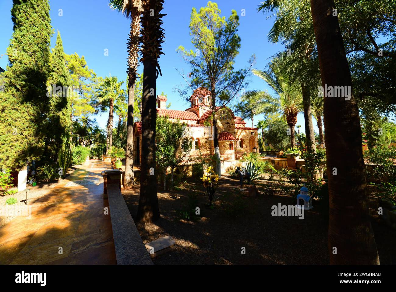 Greek orthodox chapel at St. Anthony's monastery in Arizona Stock Photo ...