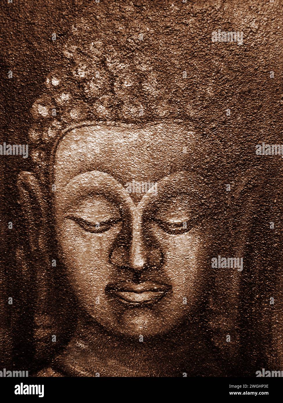 Paintings of lord buddha hi-res stock photography and images - Alamy