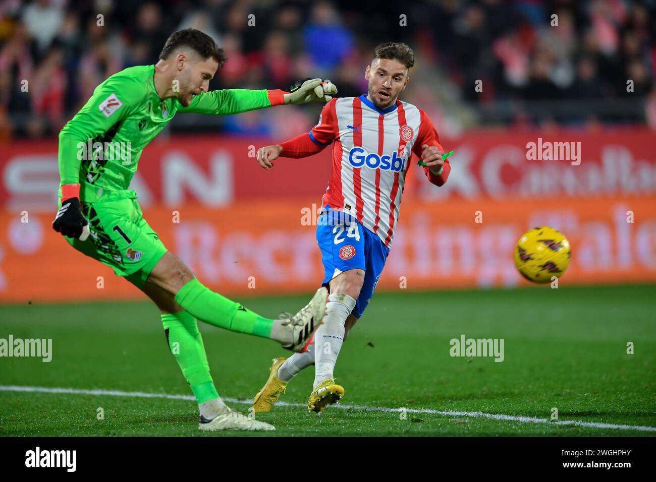 GIRONA FC-REAL SOCIEDAD February 03,2024 Portu (24) of Girona FC ...