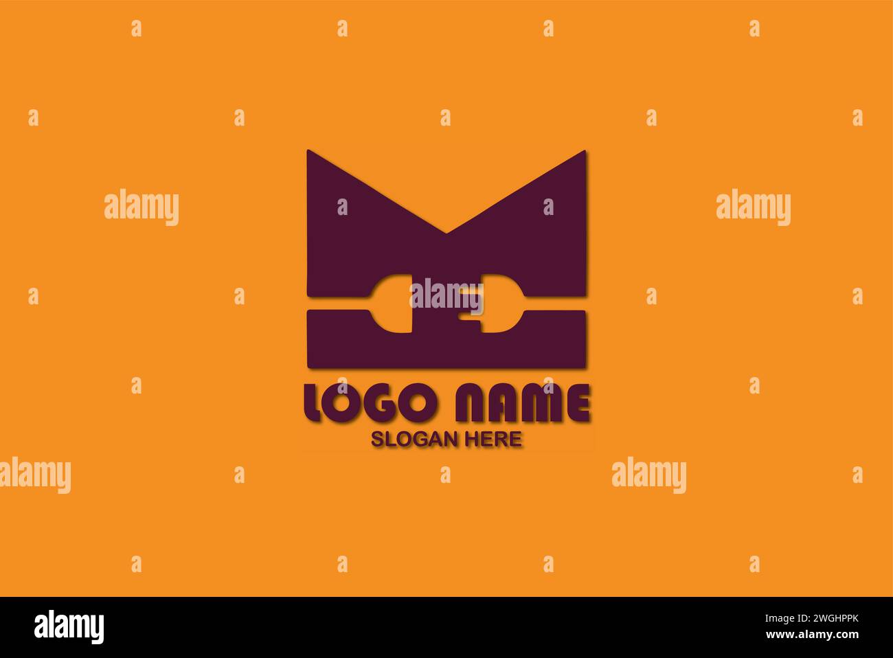 Business Logo with Vector File Stock Vector Image & Art - Alamy