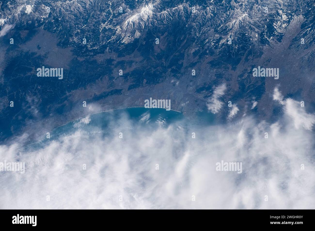 Cloud coast coastline, Japan Stock Photo - Alamy