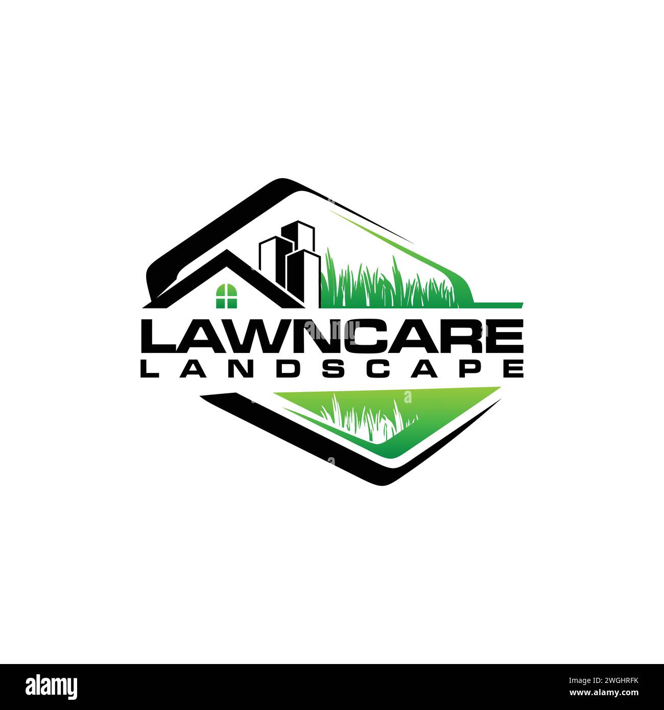 Lawn Care logo vector design. Illustration graphic vector of lawn care ...