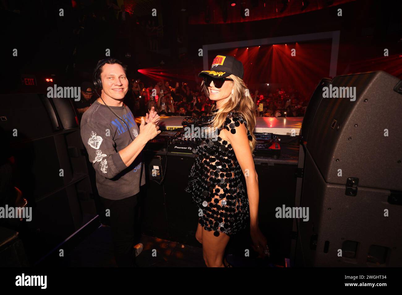 Heidi Klum, Karolina Kurkova and Tiesto spotted at LIV Featuring ...