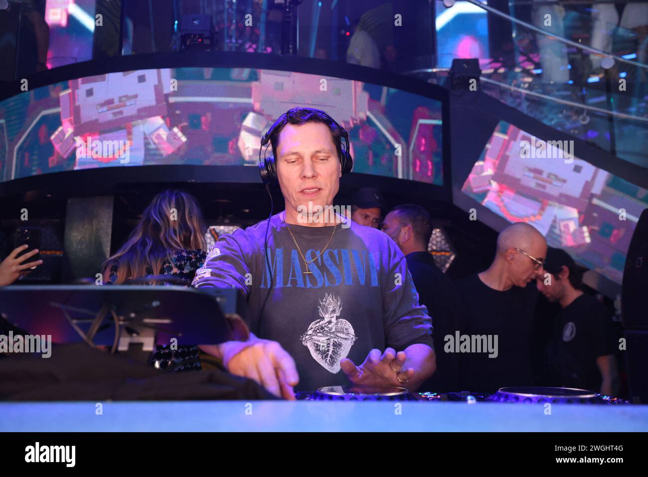 Heidi Klum, Karolina Kurkova and Tiesto spotted at LIV Featuring ...