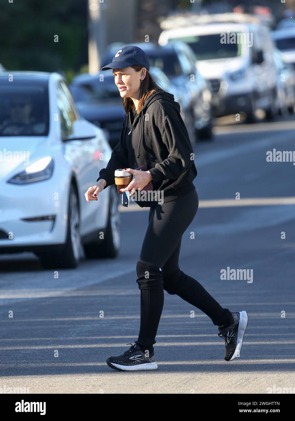 Jennifer Garner picks up son Samuel Affleck from school. Featuring ...