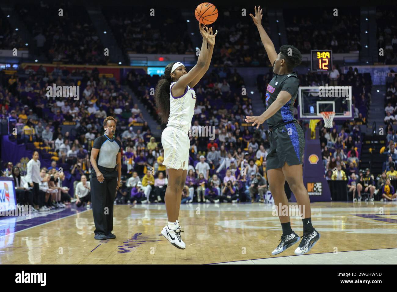 Baton Rouge, USA. 04th Feb, 2024. February 04, 2024: LSU's Flau'jae ...