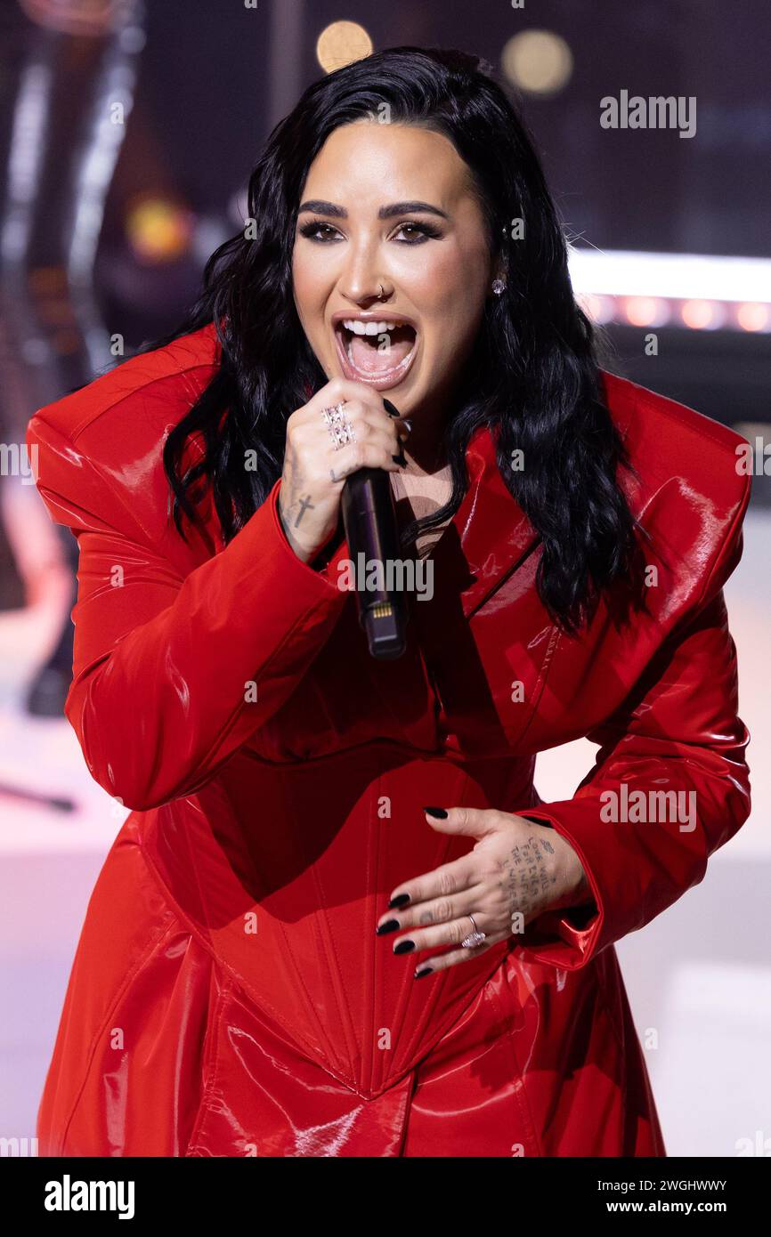 AHA Red Dress Collection Concert 2024 Featuring: Demi Lovato Where: New ...