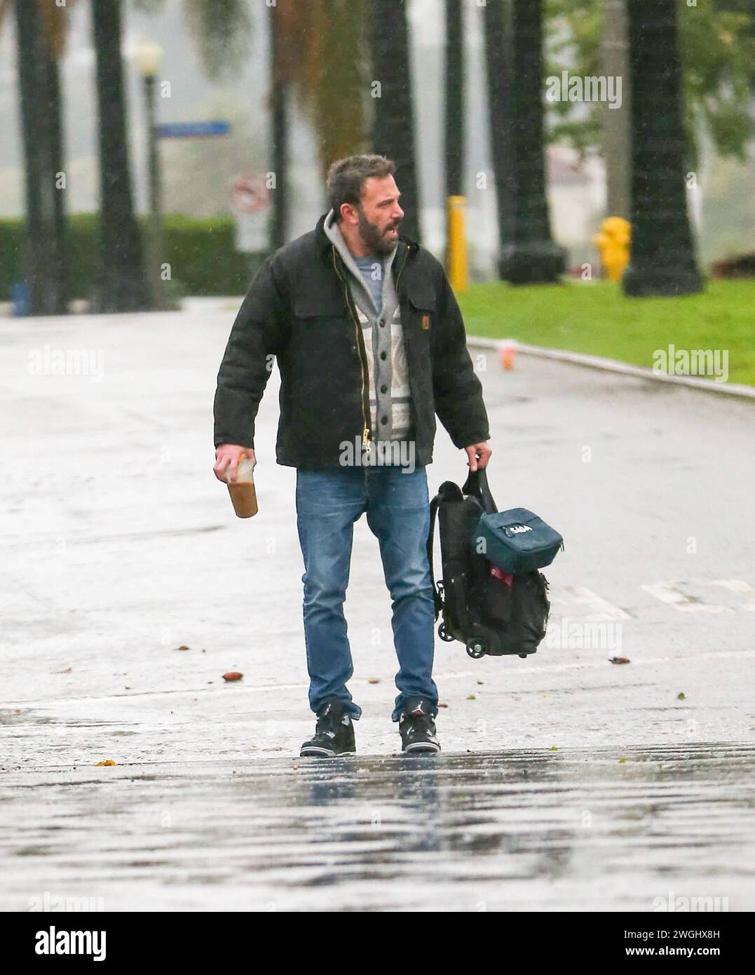 Ben Affleck and son Samuel seen in Los Angeles, California Featuring ...