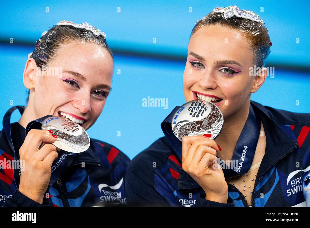 Kate shortman and isabelle thorpe of great britain silver hi-res stock ...