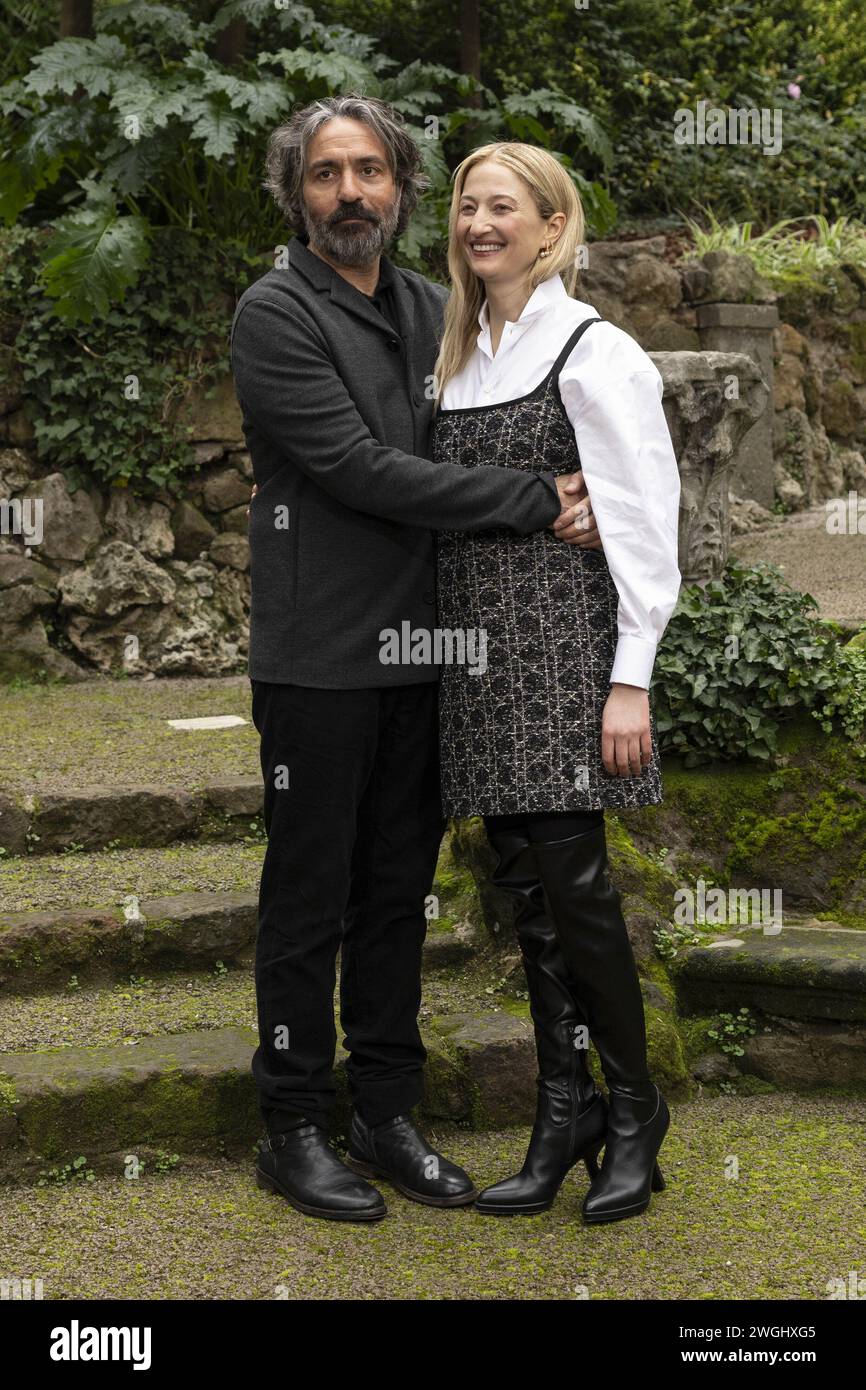 Rome, Italy. 05th Feb, 2024. Saverio Costanzo and Alba Rohrwacher ...