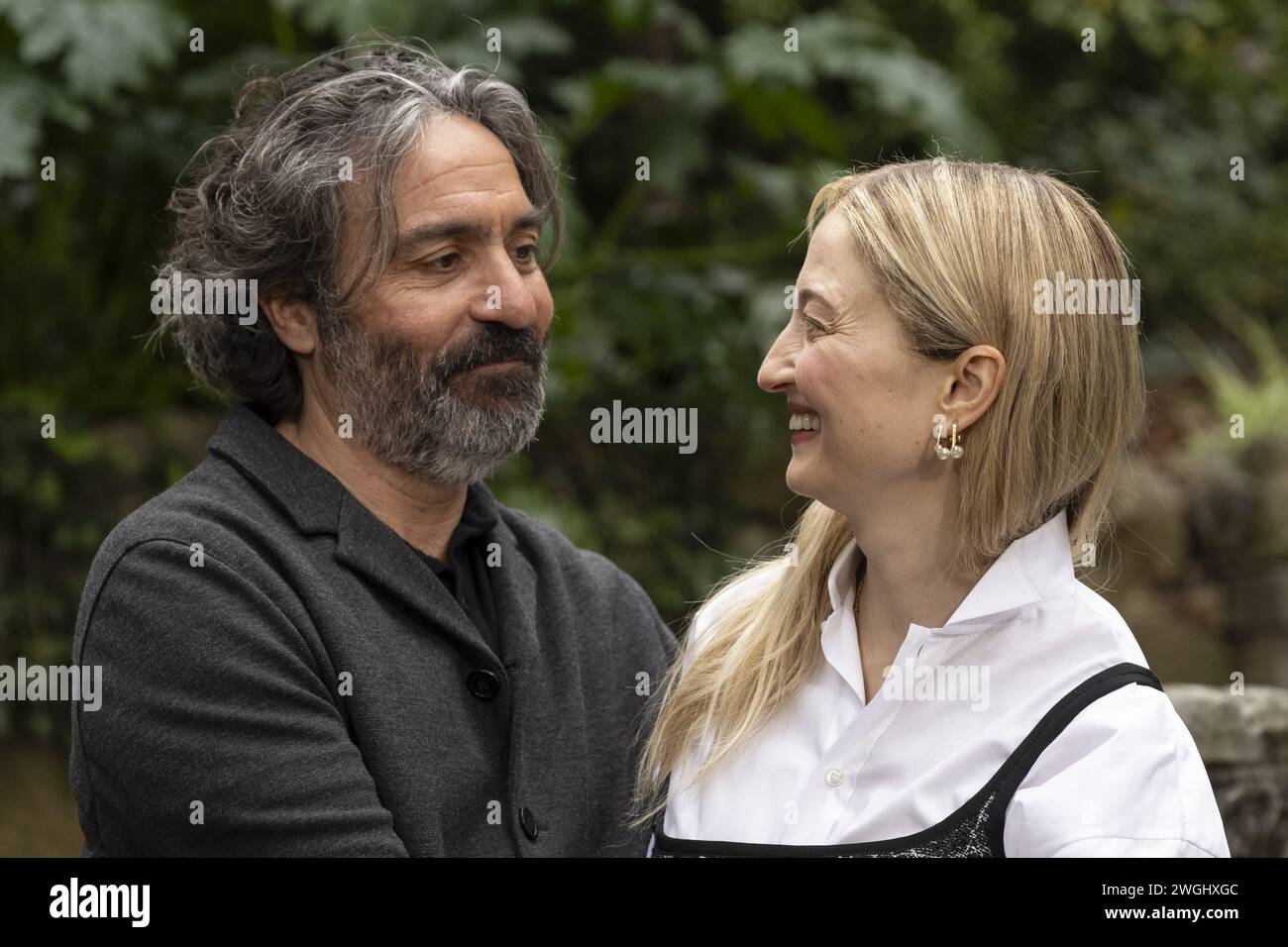 Rome, Italy. 05th Feb, 2024. Saverio Costanzo and Alba Rohrwacher ...