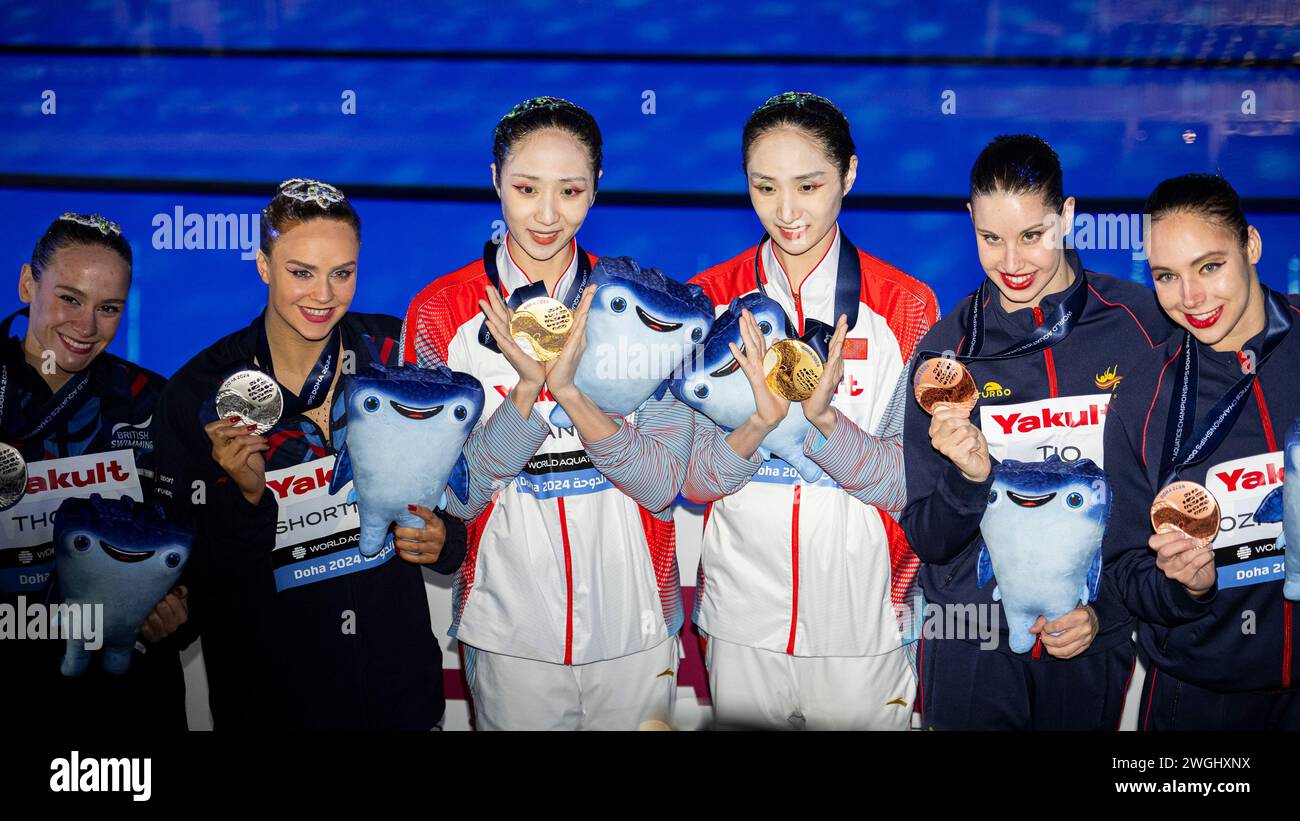 Doha, Qatar. 05th Feb, 2024. Kate Shortman and Isabelle Thorpe of Great ...