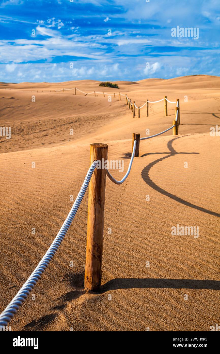 fencing dangerous quicksand in a desert landscape Stock Photo - Alamy