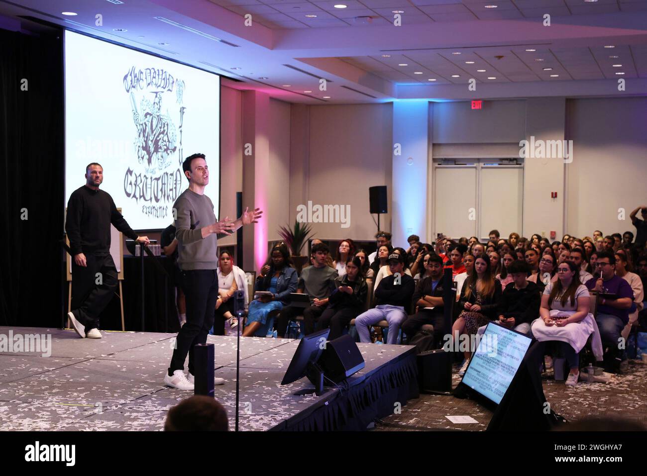 Celebrities attend a David Grutman Class Featuring: David Grutman & Oz ...