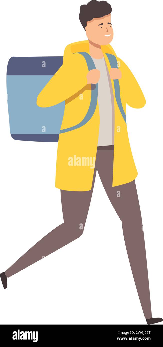 Fast food delivery icon cartoon vector. Hand courier. Fast service ...