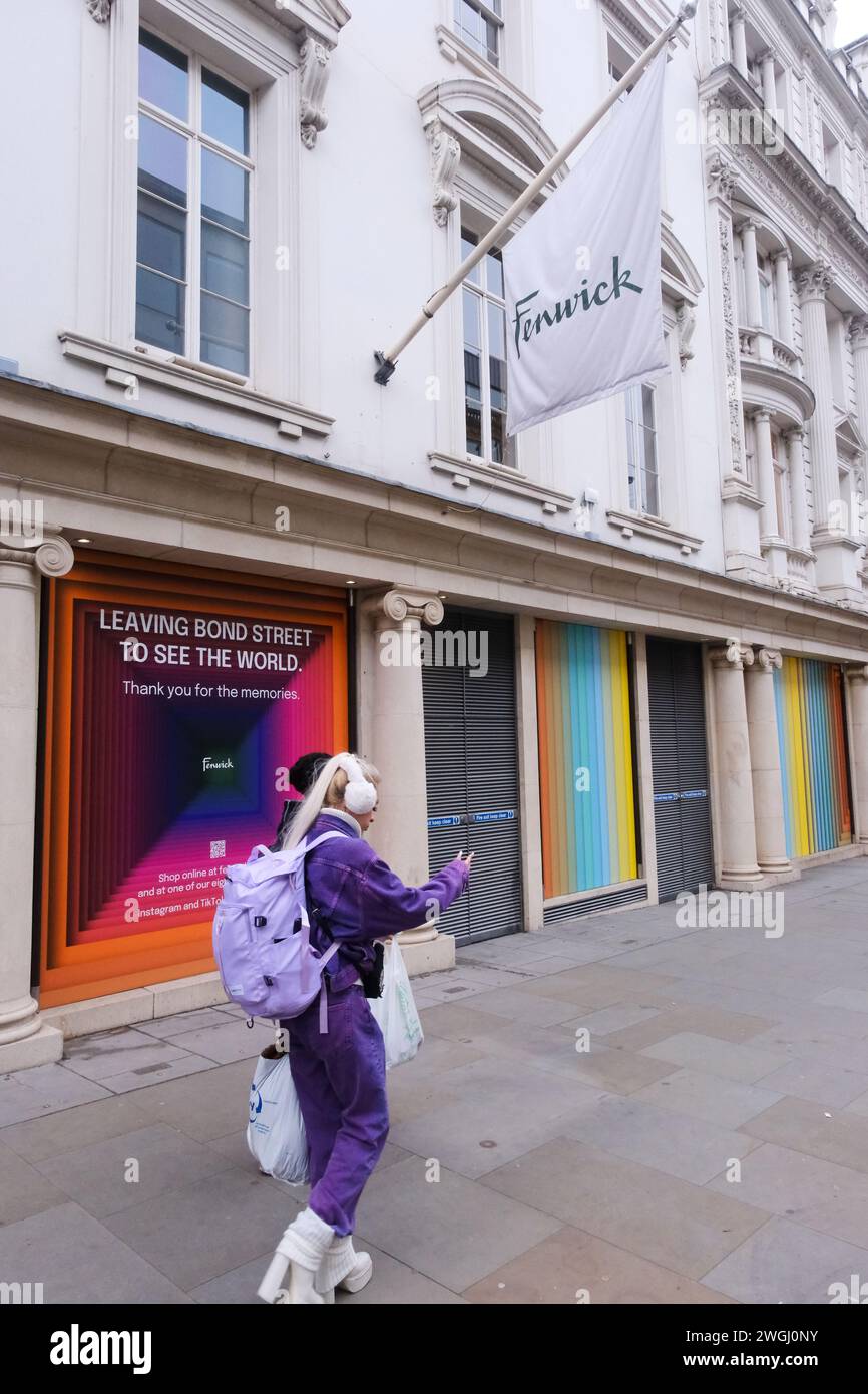 Bond Street, London, UK. 5th Feb 2024. The iconic Fenwick Bond Street ...