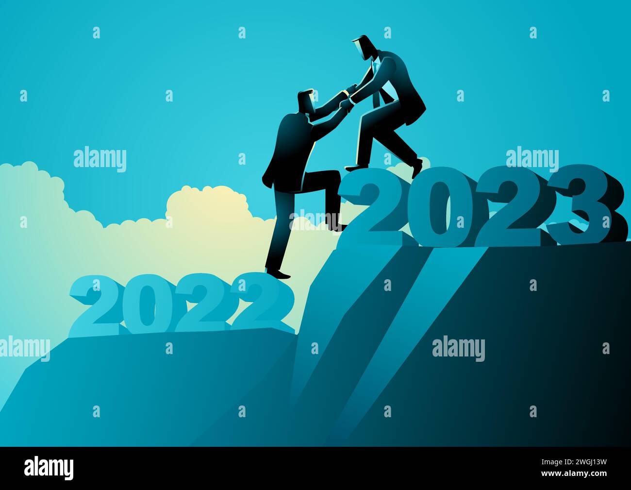 Successful new year 2023 Stock Vector Images - Alamy