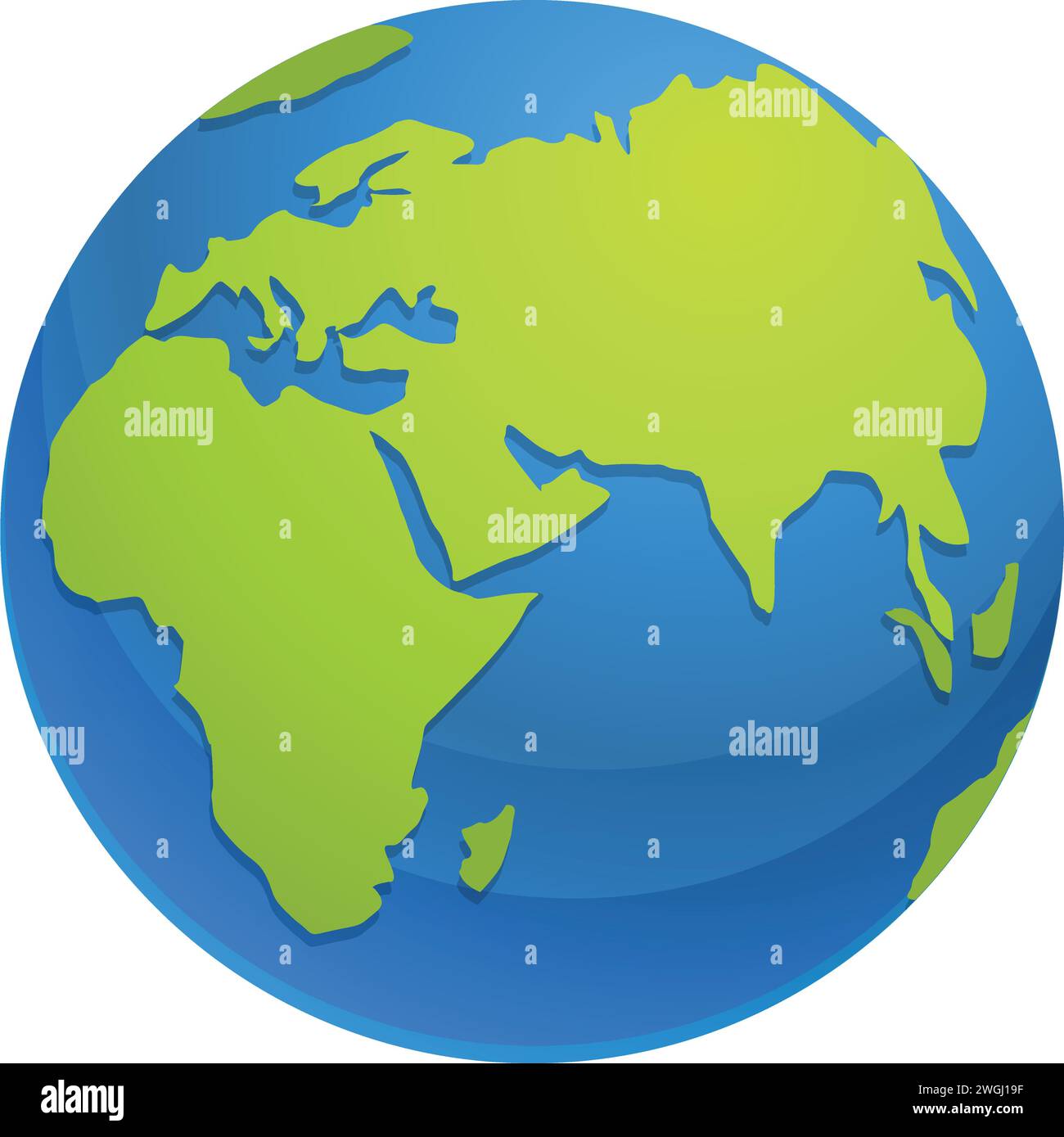 Globe icon cartoon vector. Planet grid world. International global ...