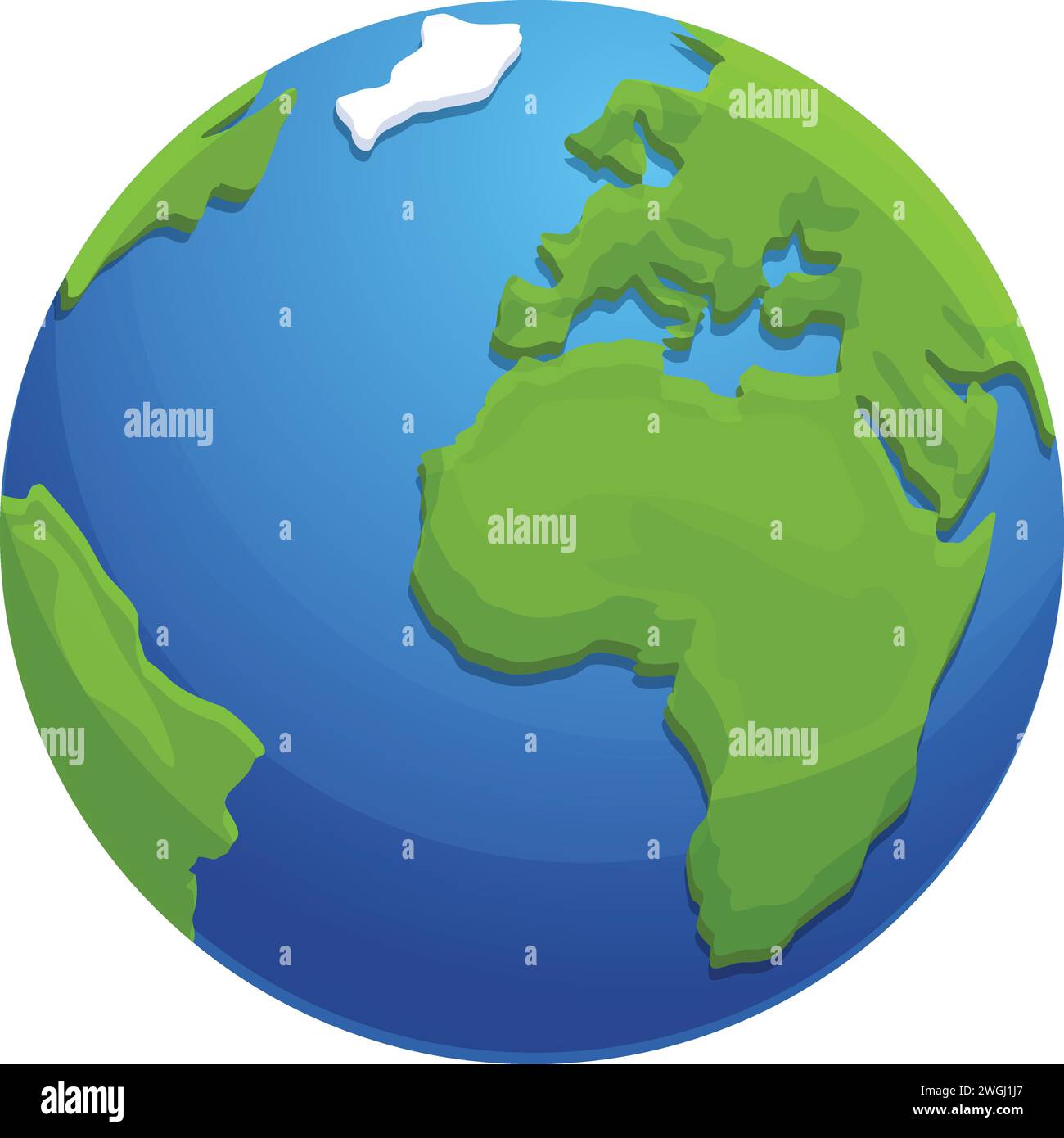 Earth planet grid icon cartoon vector. Connect asia. International ...