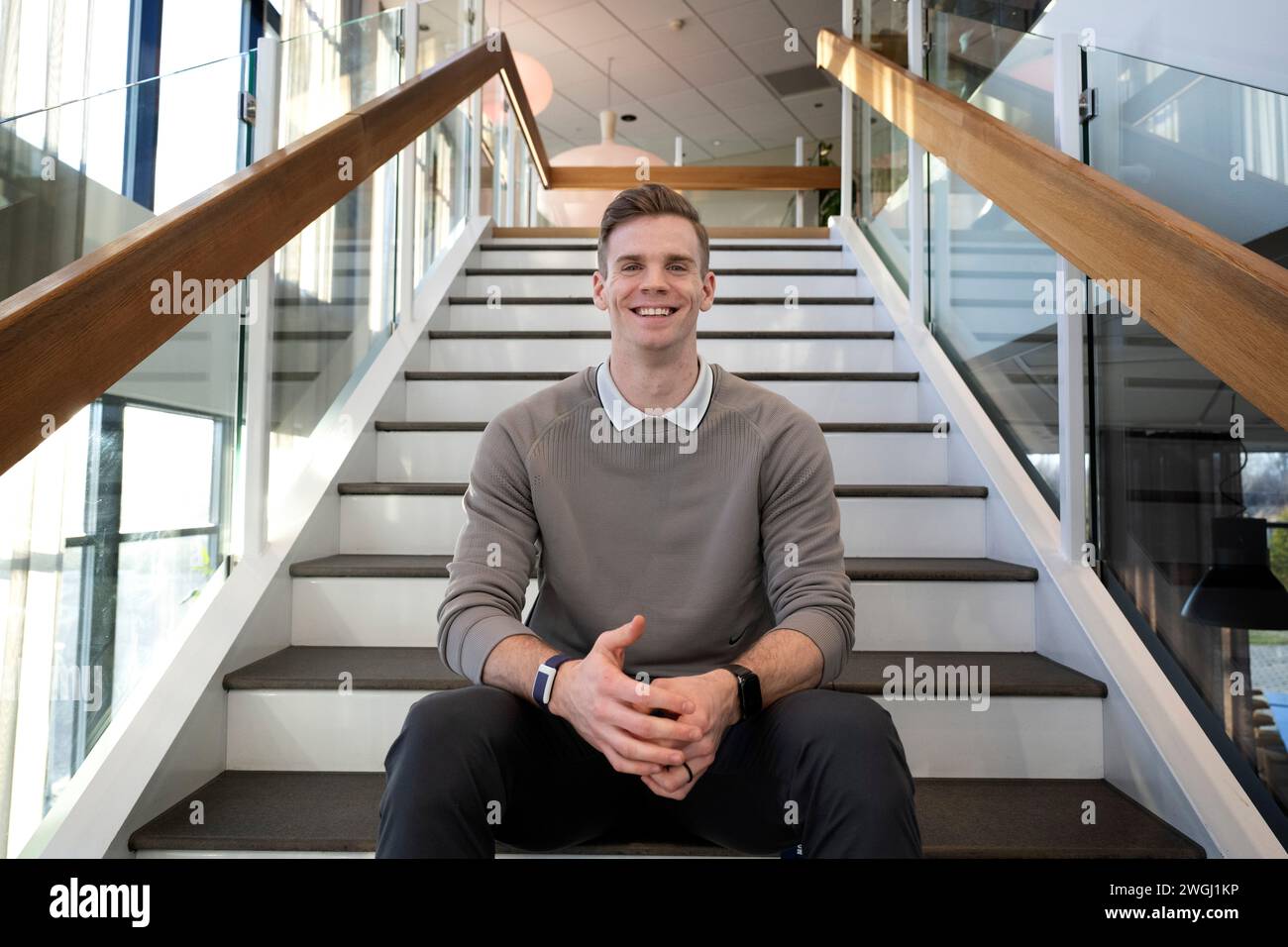 Chris Nilsen (US) after the press conference at Arenahotellet before ...
