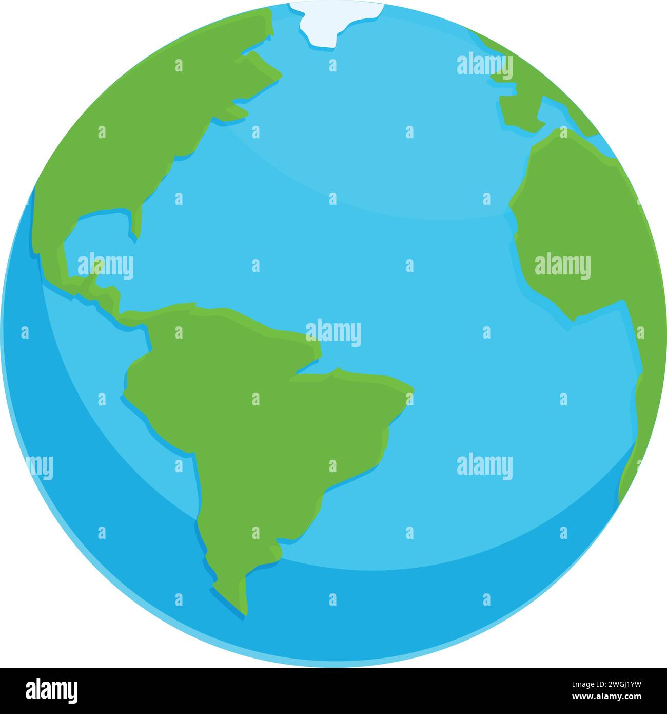 Digital planet earth icon cartoon vector. International web. Ball ...