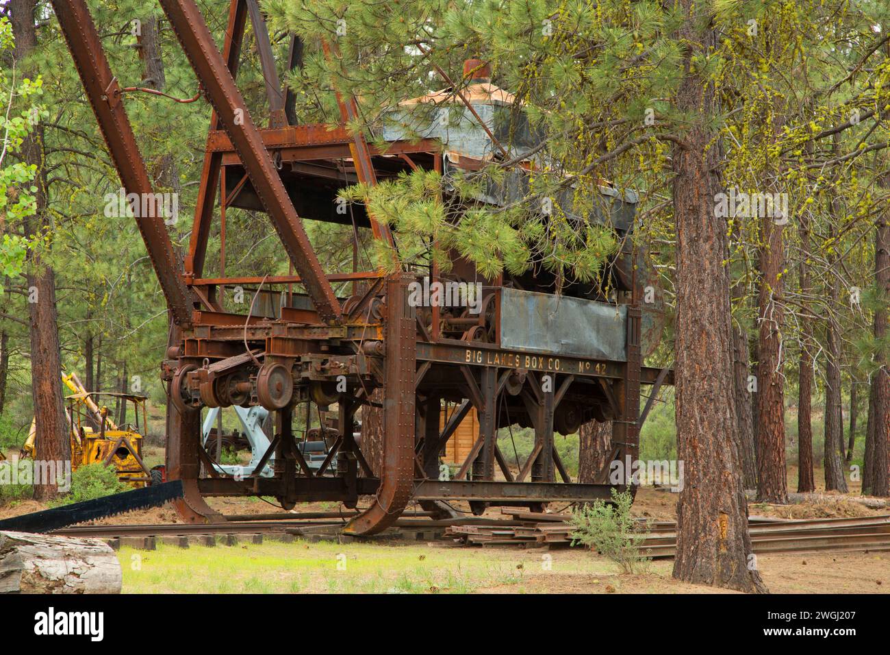 Logging equipment, Logging Museum, Collier Memorial State Park, Oregon ...