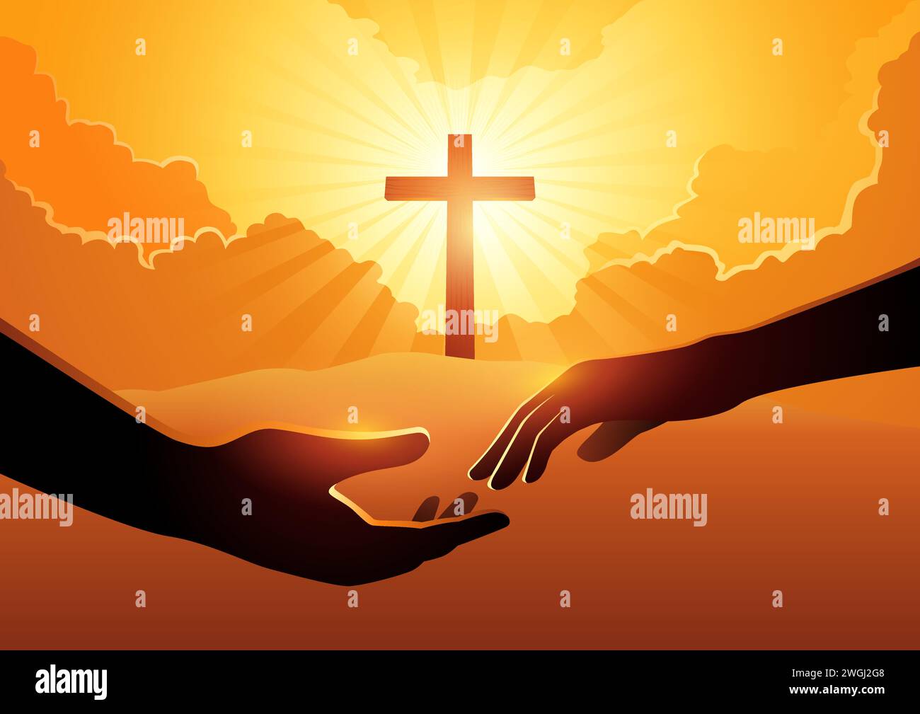 Christian marriage Stock Vector Images - Alamy