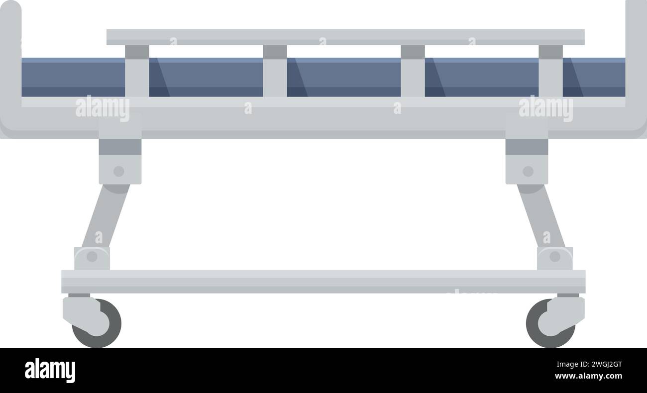 Cancer room bed icon cartoon vector. Hospital nurse. Recovery unit ...