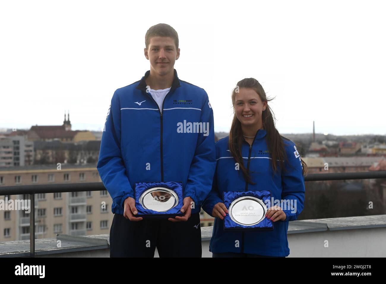 Olomouc, Czech Republic. 05th Feb, 2024. Singles finalist Jan Kumstat ...