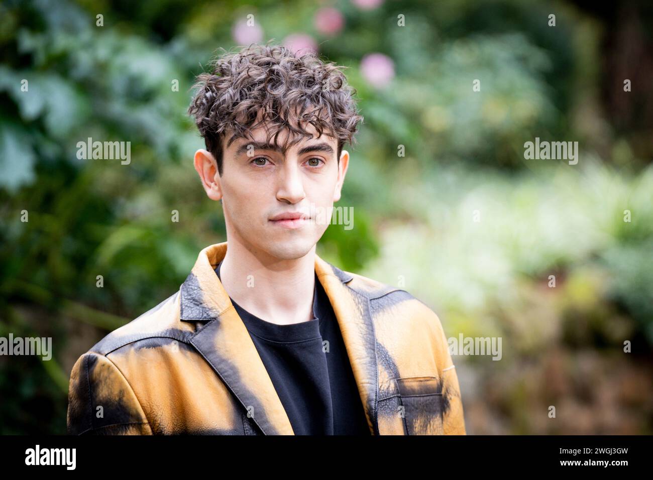 ROME, ITALY - FEBRUARY 05: Michele Bravi poses for a photocall for ...